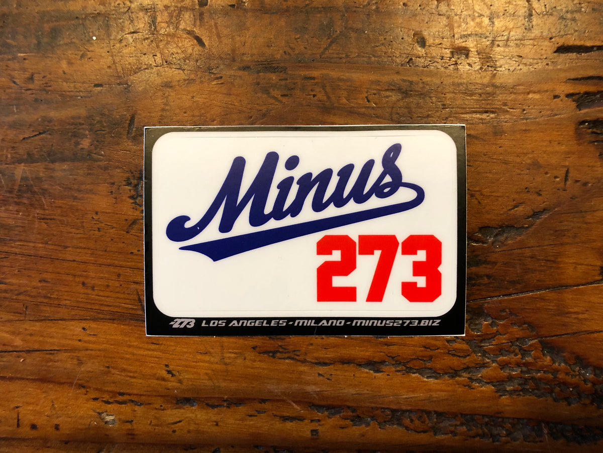 LA Dodgy Sticker – Minus 273